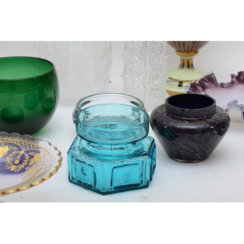 A collection of mid 20th century Frank Thrower Dartington glassware, to ...