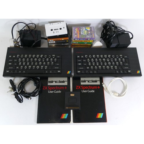 A Sinclair Spectrum ZX +48k machine (working) together with another ...