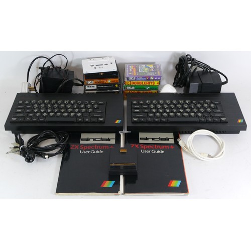 A Sinclair Spectrum ZX +48k machine (working) together with another ...