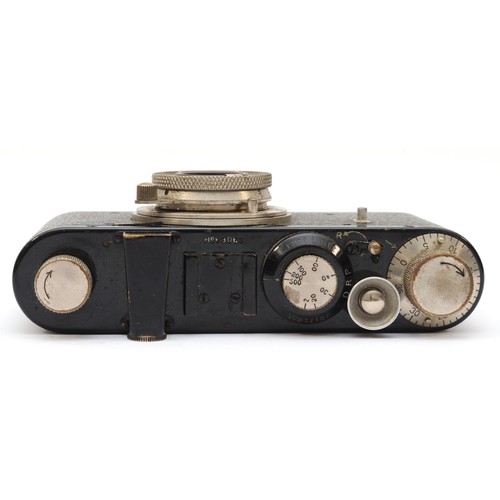 A 1931 Leica 1 Standard 35mm film camera with 50mm Elmar lens, body ...