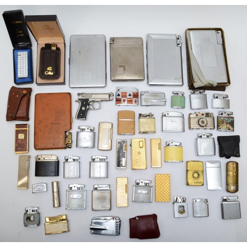 A Cont-Lite table lighter in the form of a camera and a quantity of ...