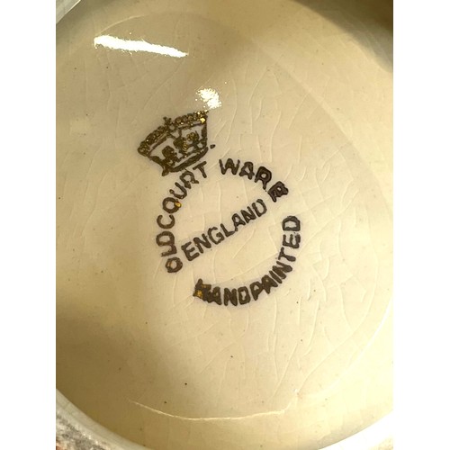 A group of Old Court ware ceramics to include vases, lamp base and ...