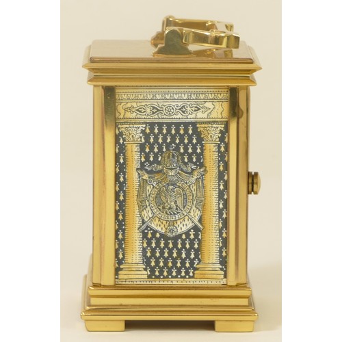 A boxed limited edition Halcyon Days enamel and brass cased limited ...