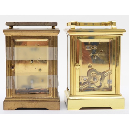 A 20th century Worcester brass cased carriage clock, 15cm high ...
