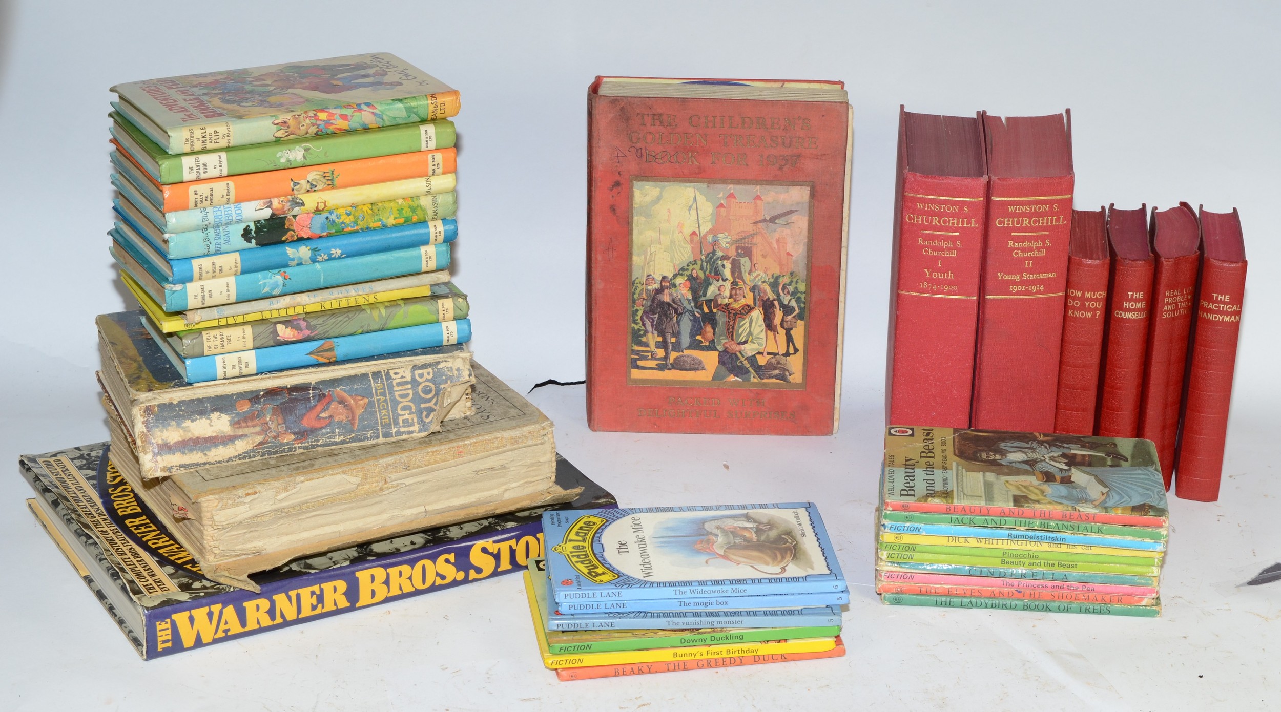 Two boxes of 20th century books to include The Children's Golden ...