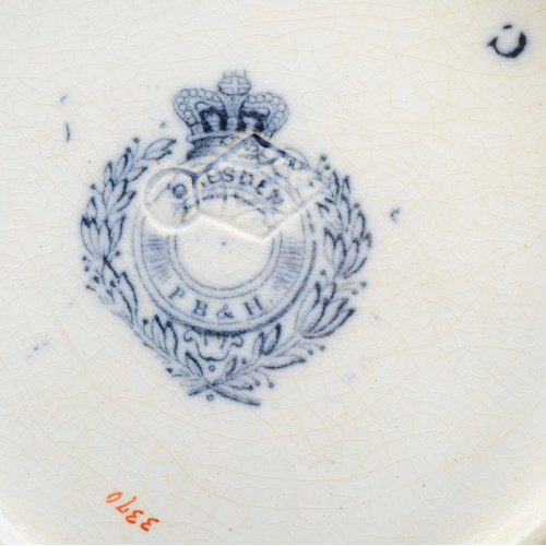 A 19th century Pinder, Bourne & Hope 'Dresden' pattern glazed ...