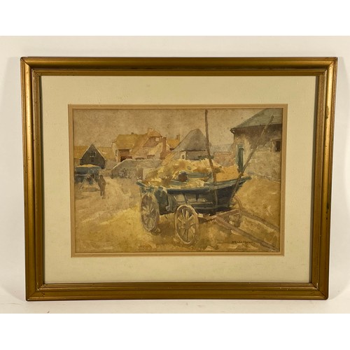 Brenda Moore, an early 20th century watercolor on paper, Patcham Farm ...
