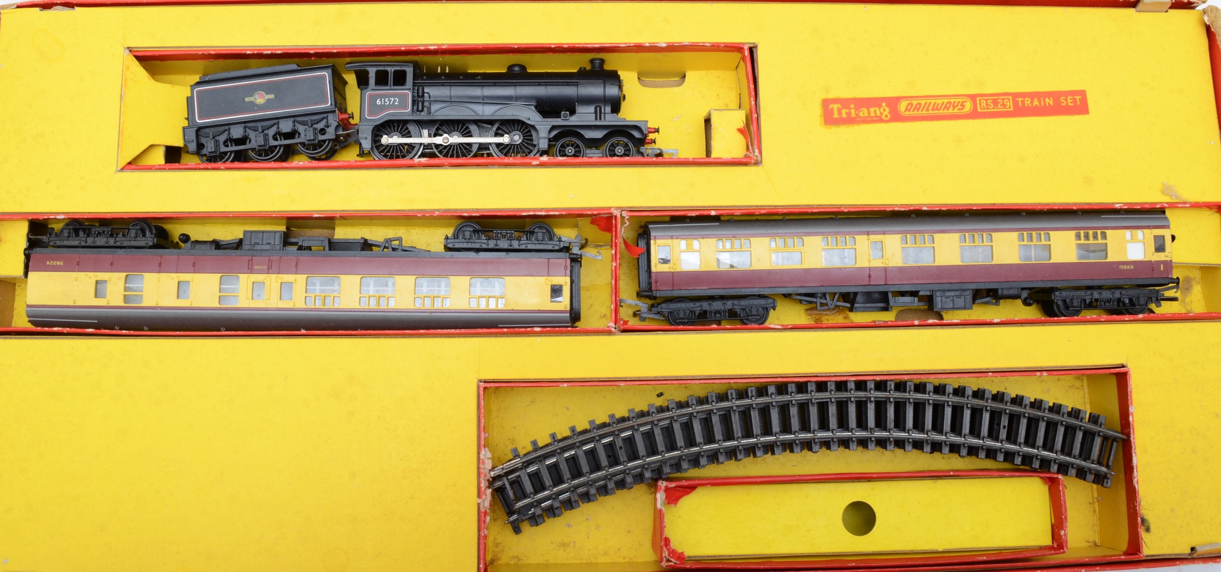 Hornby Model Railway; a boxed 00 gauge train set 'Mighty Mallard ...