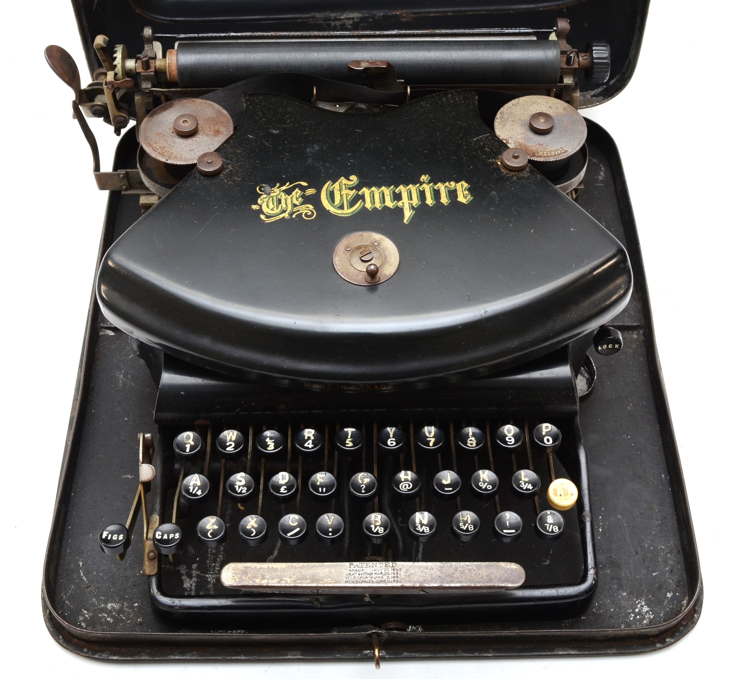 The Empire Typewriter, early 1900’s designed by Parker Wellington ...