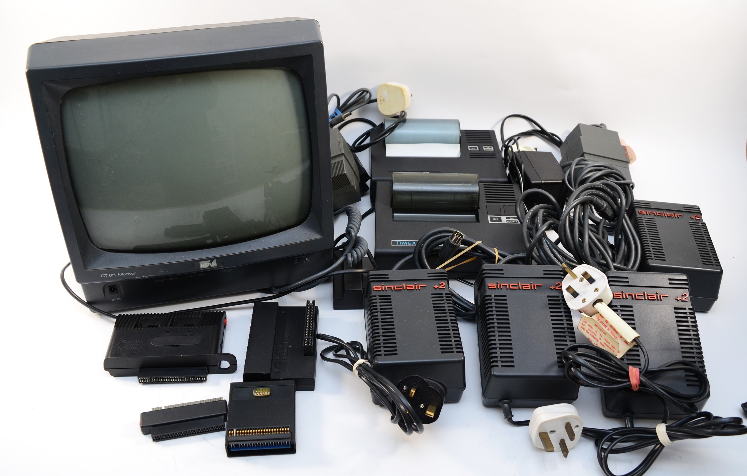 Spectrum, a large collection of Spectrum hardware, manuals, joysticks ...