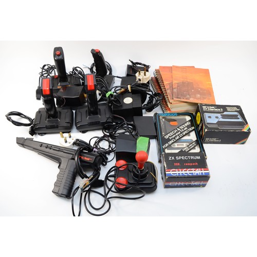 Spectrum, a large collection of Spectrum hardware, manuals, joysticks ...