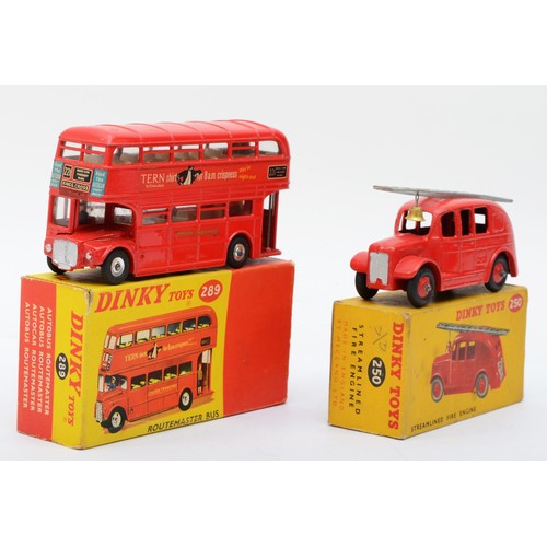 Dinky Toys - A boxed Dinky 289 Routemaster Bus, together with a Dinky ...