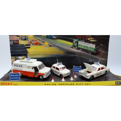 Dinky Toys - A Dinky 297 Police Vehicles Gift Set, comprising Police ...