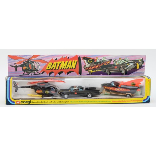 Corgi Toys; A Corgi GS40 Gift Set "Batman" 3-piece to include ...