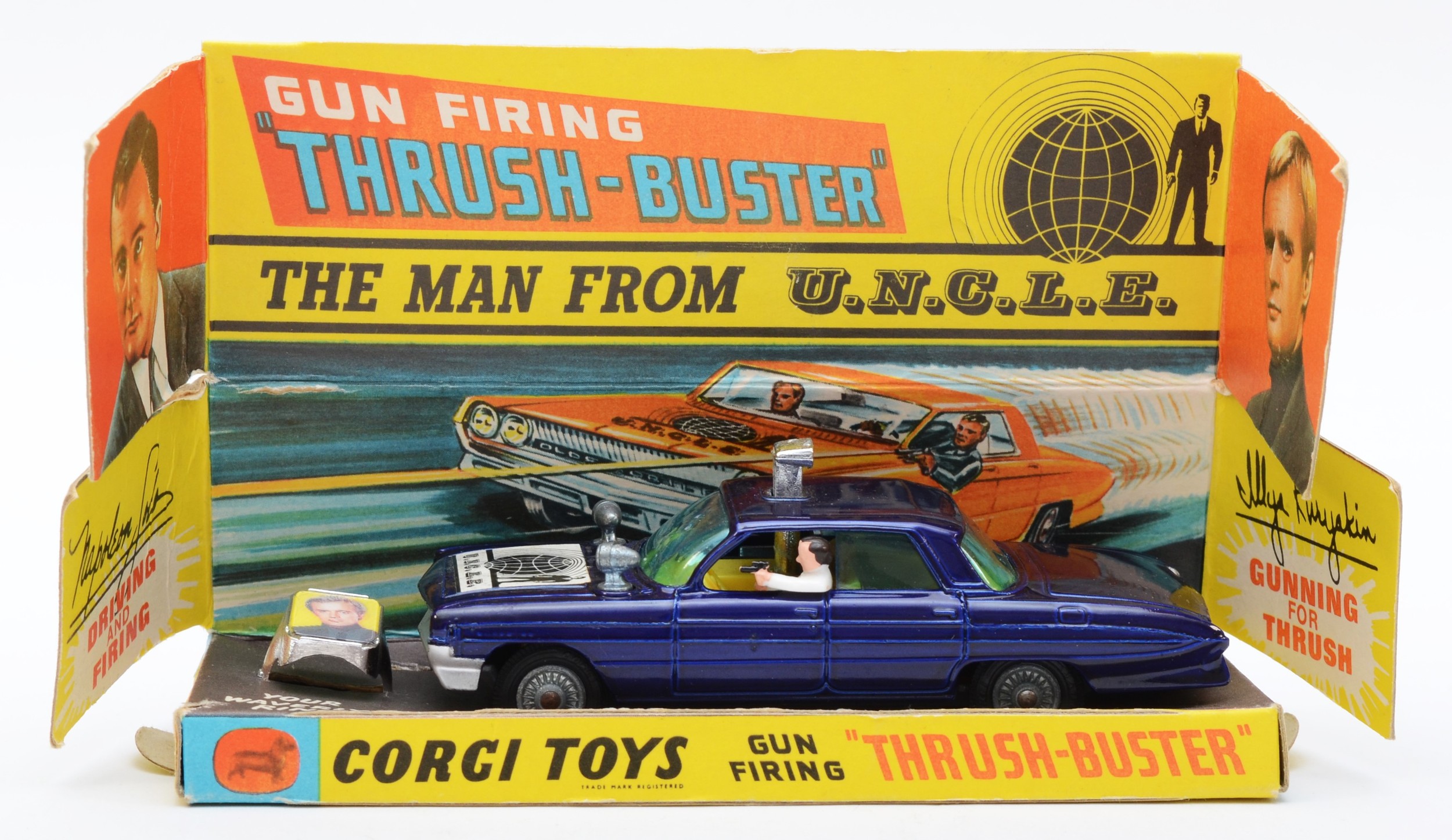 Corgi Toys; "Man From Uncle" No.497 Thrush-Buster comprising blue body ...