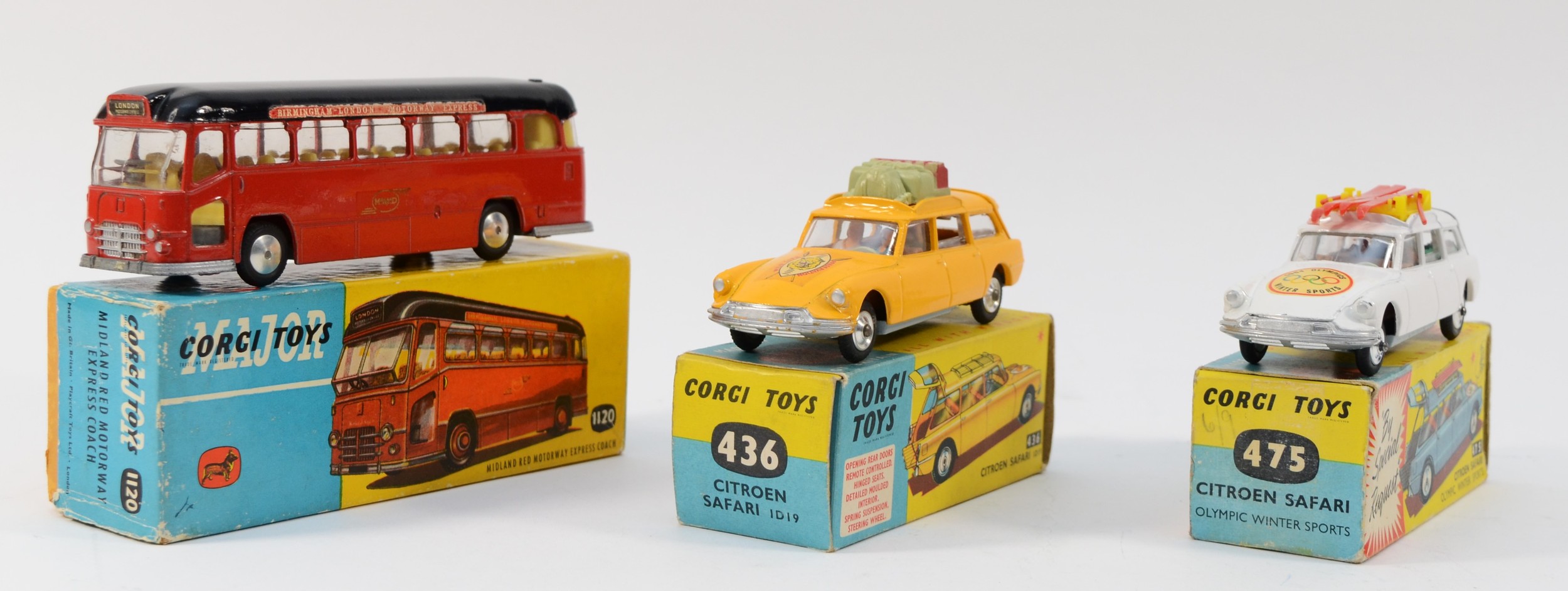 Corgi Toys; Comprising of Corgi 475 Citroen Safari "Olympic Winter ...