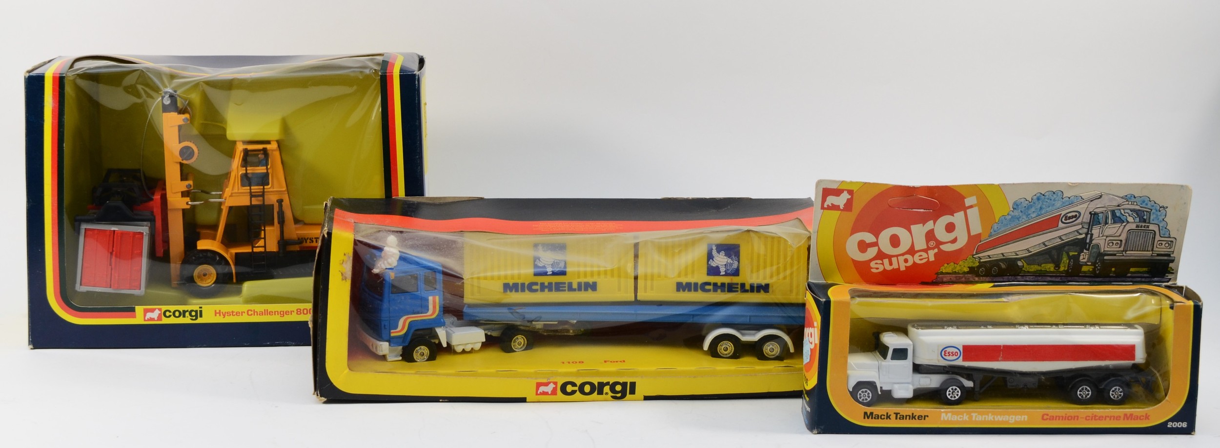 Corgi Toys; Comprising 1113 Hyster Challenger 800, Ford 'Michelin ...