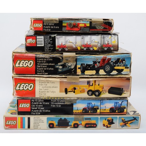 A large collection of loose lego pieces, circa 1970s including box sets ...