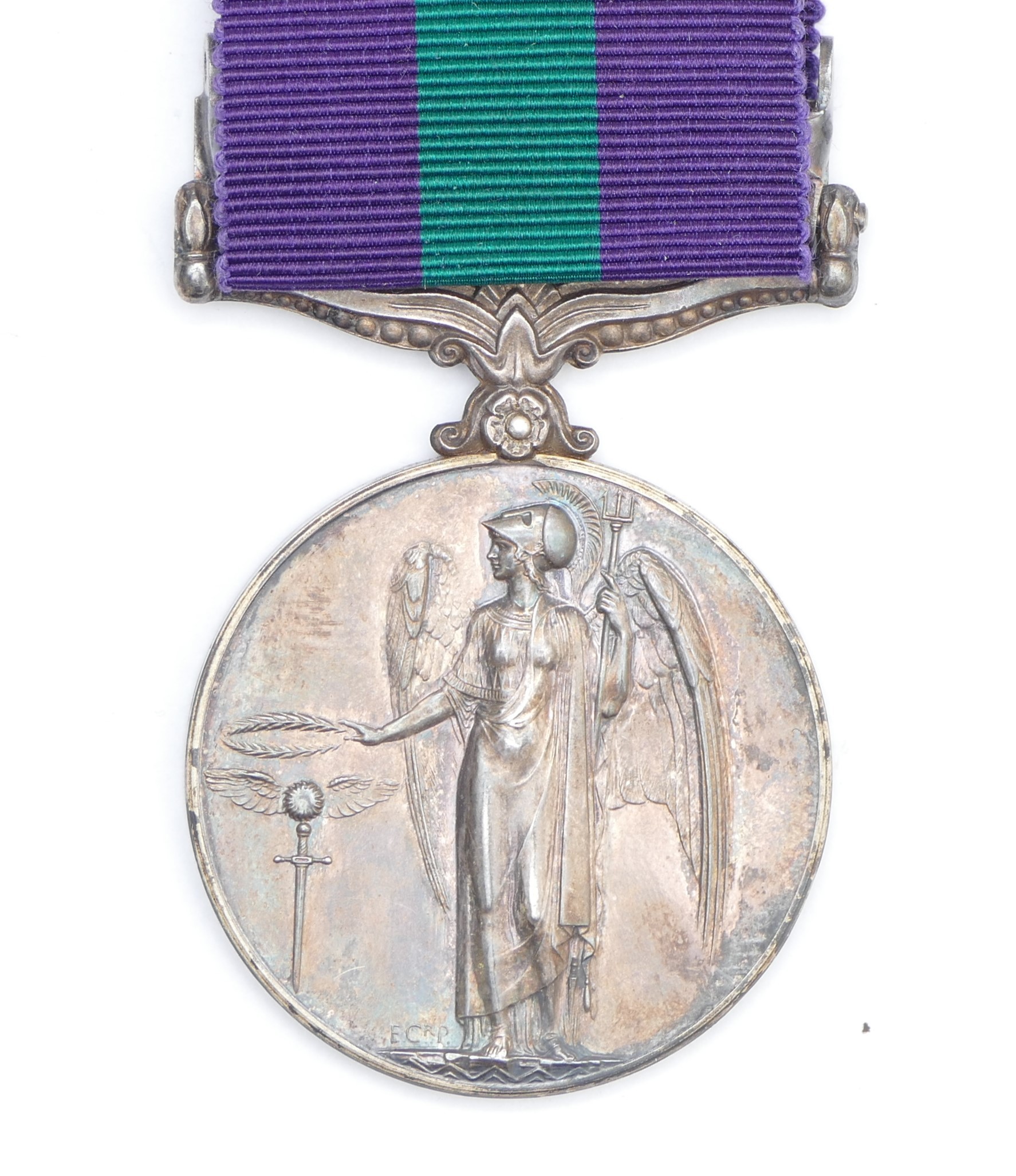 A General Service Medal, clasp, Palestine 1945-48, awarded to SIGMN R.H ...