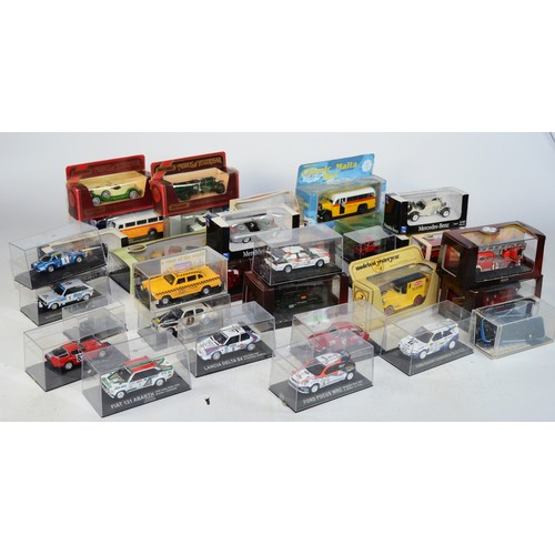 A collection of diecast model vehicles, to include Matchbox models of ...