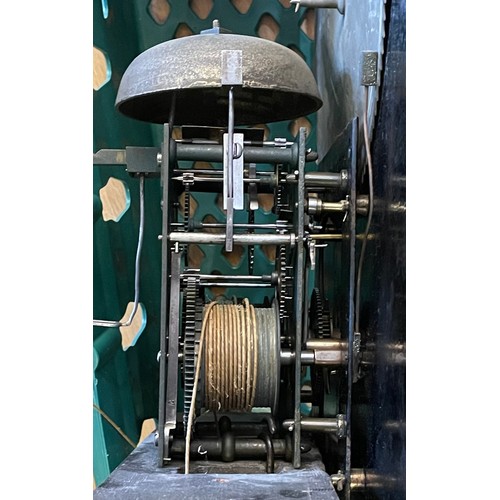 Thomas Earp, Kegworth, Leics, a Georgian eight day painted 13" dial ...