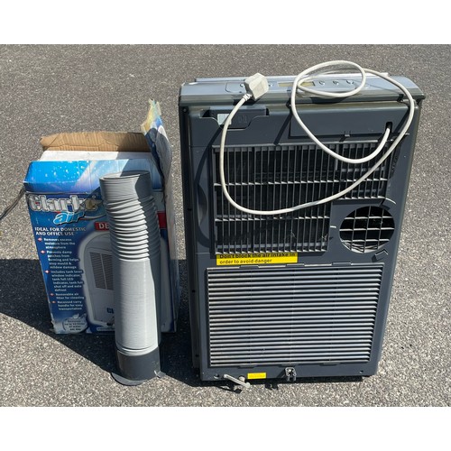 A Clarke 101i dehumidifier, boxed, together with an Air Force air ...