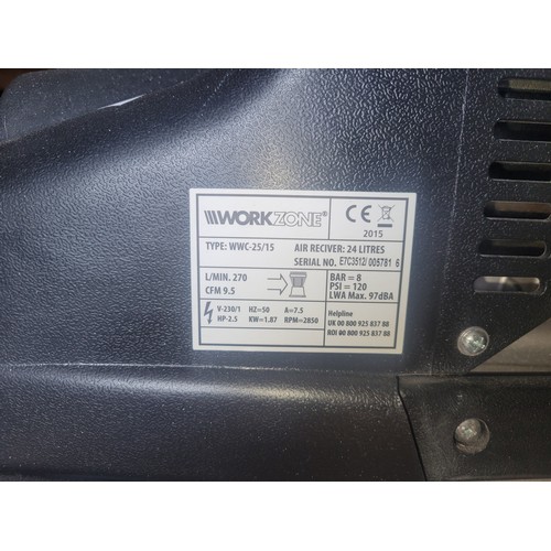 A Workzone electrical compressor, type WWC-25/15