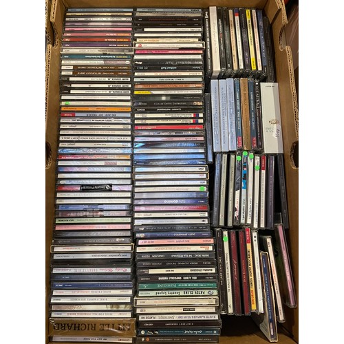 Approximately 350 CDs featuring easy listening artists, jazz, soul and ...
