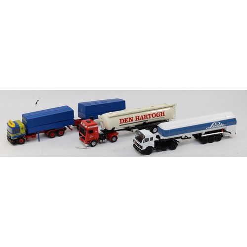 Conrad Of West Germany; three diecast models of lorries, to include a ...