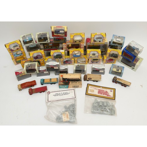 A collection of diecast model vehicles, scale 1:76, makers to include ...