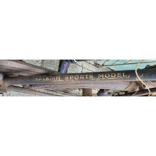 A pre WWII gentleman's Raleigh 'Sports Model' bicycle