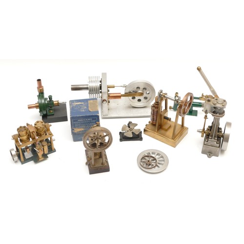 A collection of nine steam engineered models, to include a boxed ...