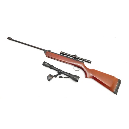 A BSA Meteor .22 calibre air rifle, with Simmons 4X20, model 1003 scope ...