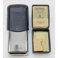 S.J Dupont Paris; A ladies gold plated Dupont cigarette lighter, cased ...