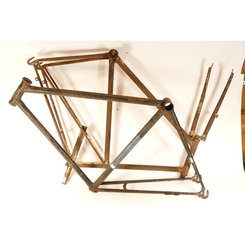 Two classic bicycle frames, to include, a 1950s Baines Flying Gate, 23. ...