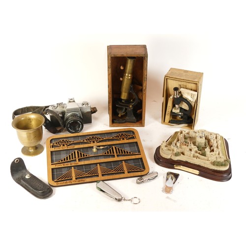 A Signalling Equipment Ltd 'Student's Microscope No. 2', in box ...