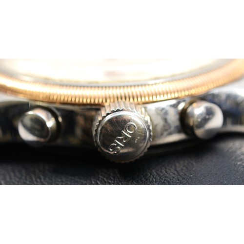 Oris 'Big Crown' Chronograph automatic stainless steel multi dial, date ...