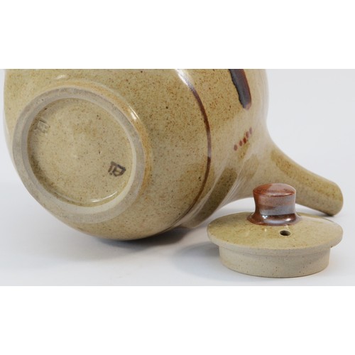 Studio Pottery; A David Leach for Lowerdown stoneware teapot, with a ...