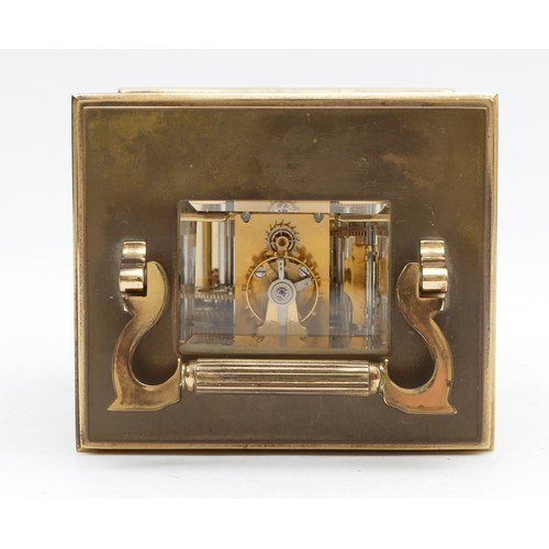 Taylor & Bligh, England, a 20th century brass striking carriage clock ...
