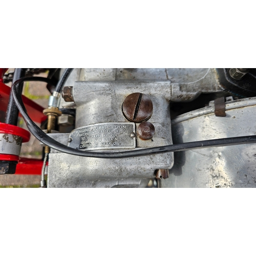 WITHDRAWN. c. 1951 Tandon Kangaroo, 122cc. Registration number, not ...