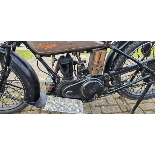 1927 Raleigh 248cc. Registration number OP 5370. Frame number J10406 ...