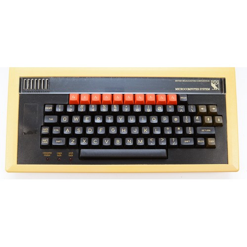A BBC microcomputer system, designed by Acorn Computers Ltd, serial ...