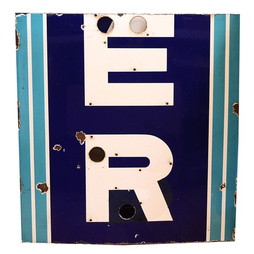 A large Studebaker wall mounted single side vitreous enamel garage ...