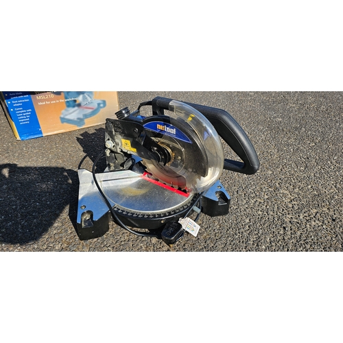 A Nutool Mitre saw MSL210, boxed