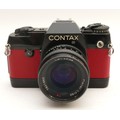 A Contax 137 MA Quartz film camera with a Planar Carl Zeiss f/1.7 50mm ...