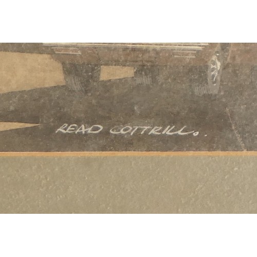 Read Cottrill, Europa House, an artists sketch, circa 1970, watercolour ...