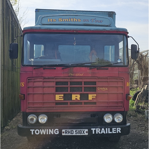 1982 ERF B series, 10,450cc. Registration number RHD 518X. Chassis ...