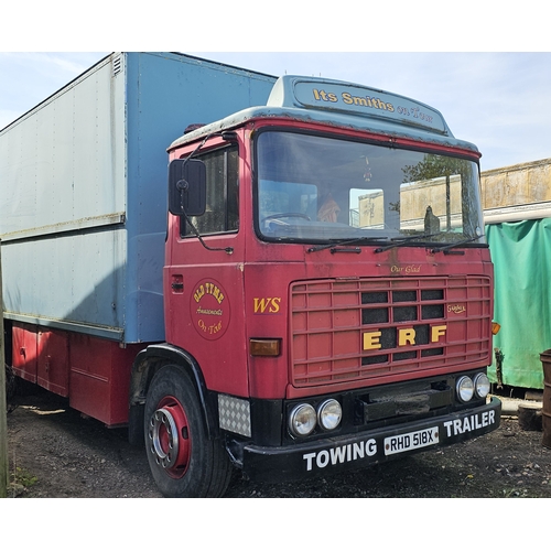 1982 ERF B series, 10,450cc. Registration number RHD 518X. Chassis ...