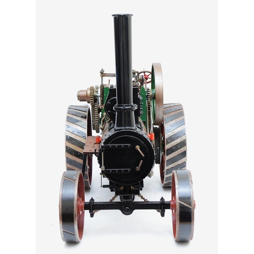 1" scale live steam Fowler coal fired traction engine, with wooden ...