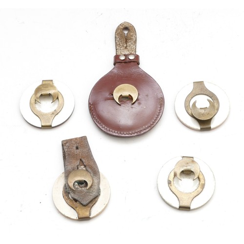A selection of five 20th century P.S.V bus drivers conductor badges.